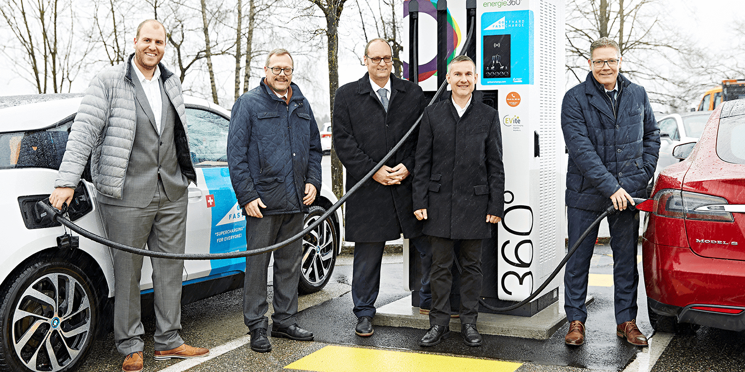 EVTEC fast-chargers with Type 2 DC plug in Switzerland - electrive.com