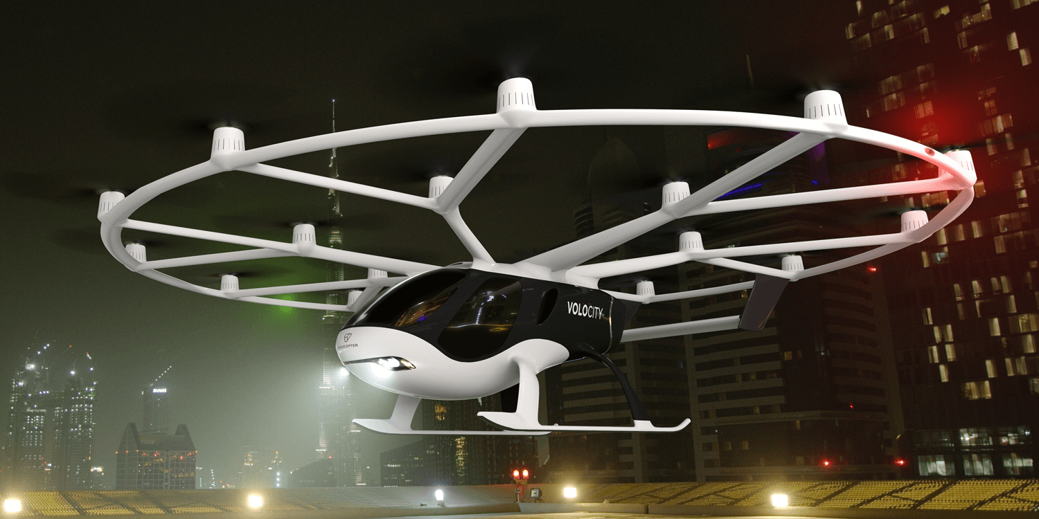 Volocopter presenta el diseño del futuro taxi aéreo comercial ...