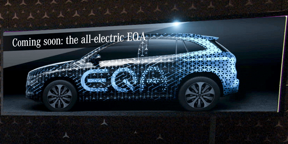 Mercedes offers a glimpse of the EQA - electrive.com