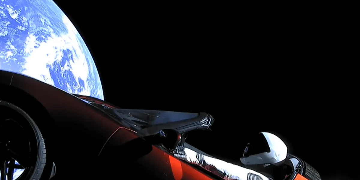 Musk Tesla Space