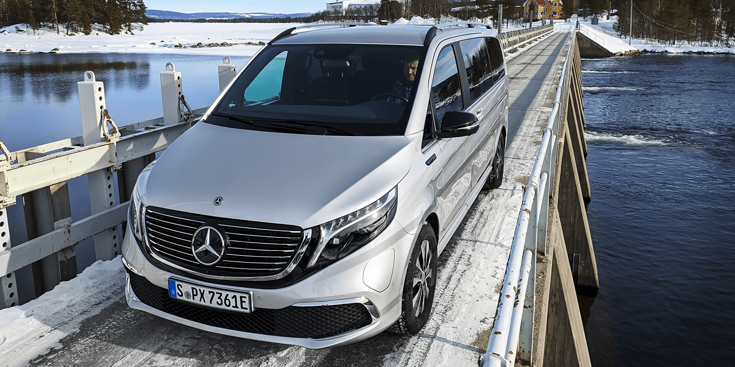 Mercedes EQV electric van passes winter tests - electrive.com