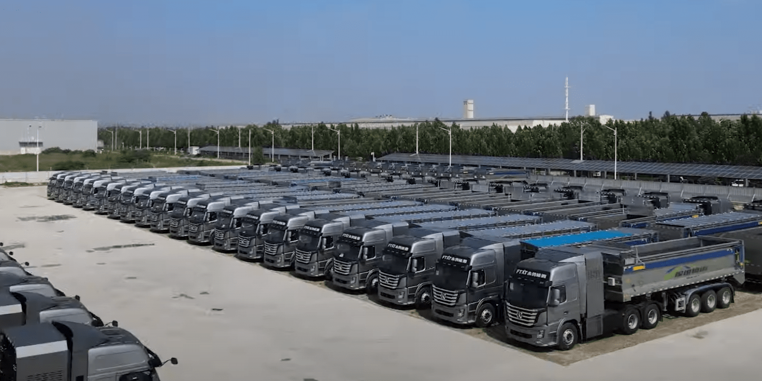 FTXT & partners deliver 100 H2 trucks in Hebei - electrive.com