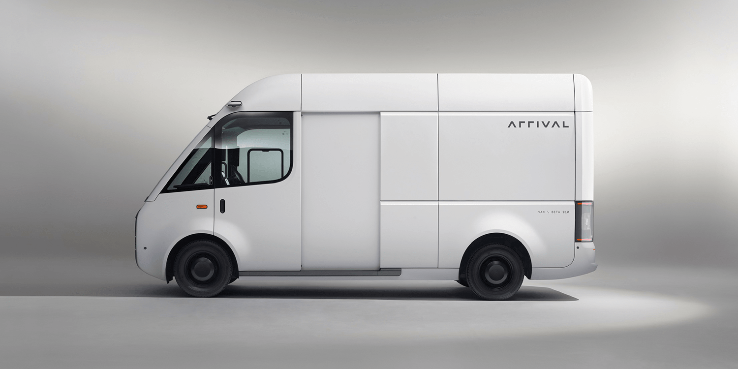 Electric van arrival store