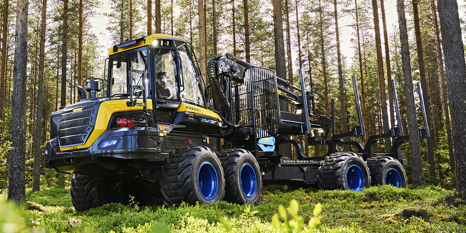 Ponsse presents electric forestry vehicle concept - electrive.com