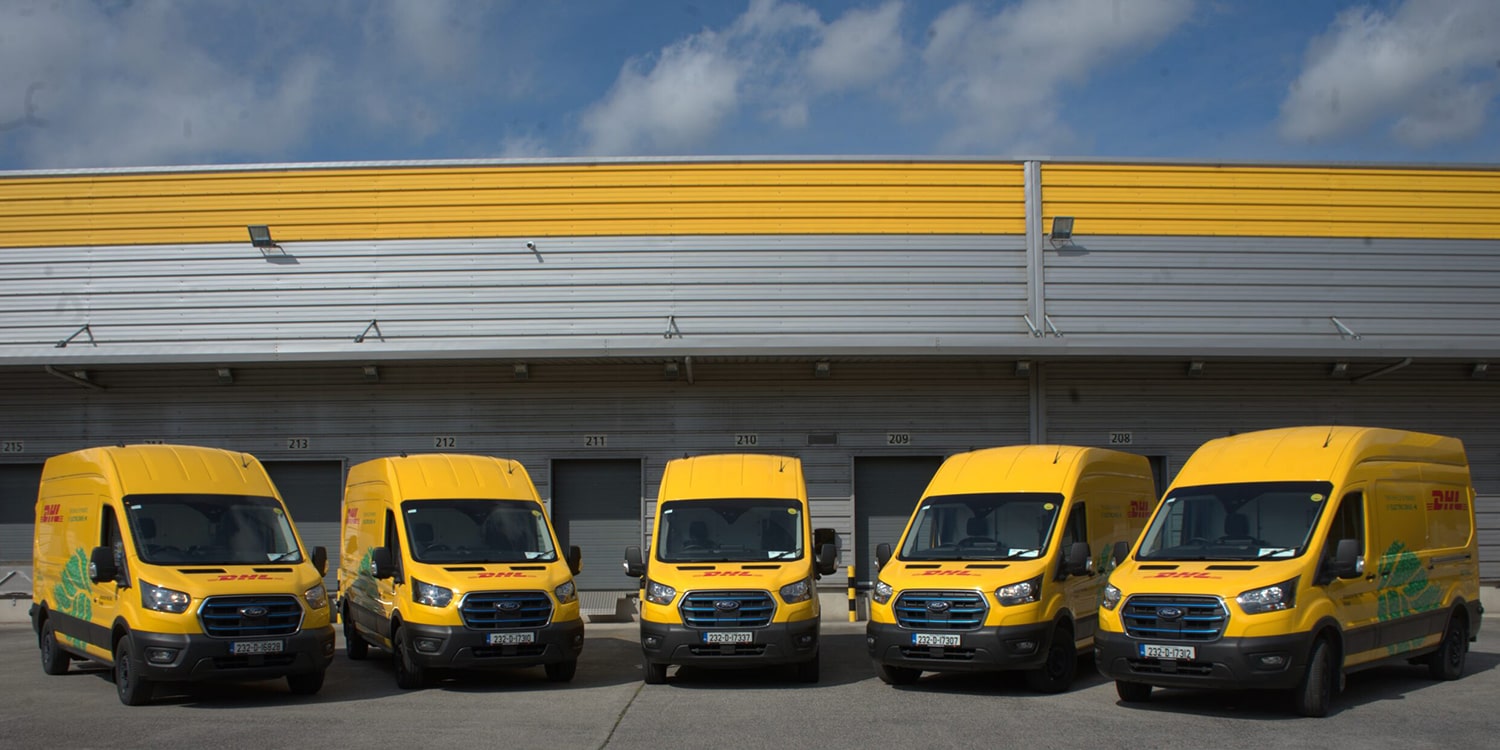 DHL Express Ireland receives 44 Ford Transit EVs - electrive.com