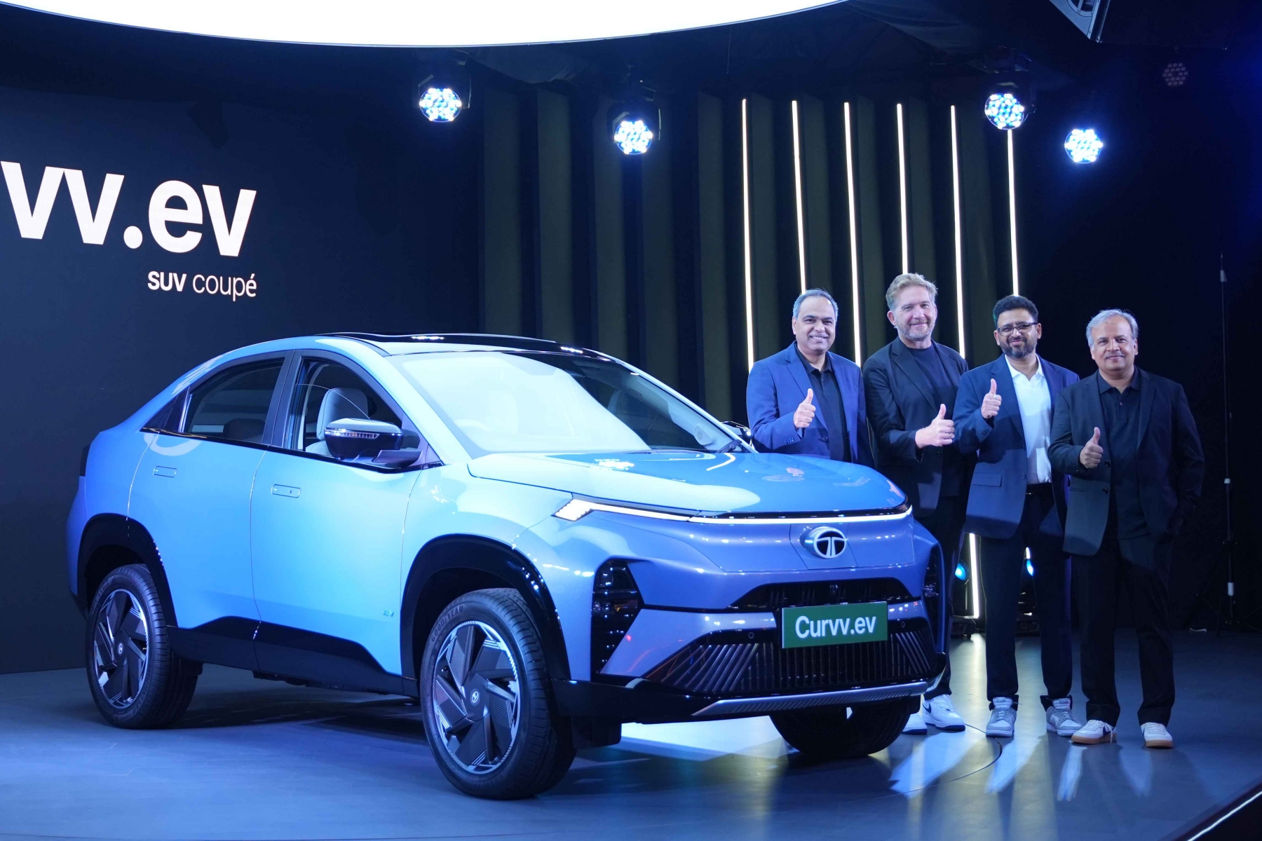 Tata Motors launches Curvv.ev as India's first SUV coupe - electrive.com