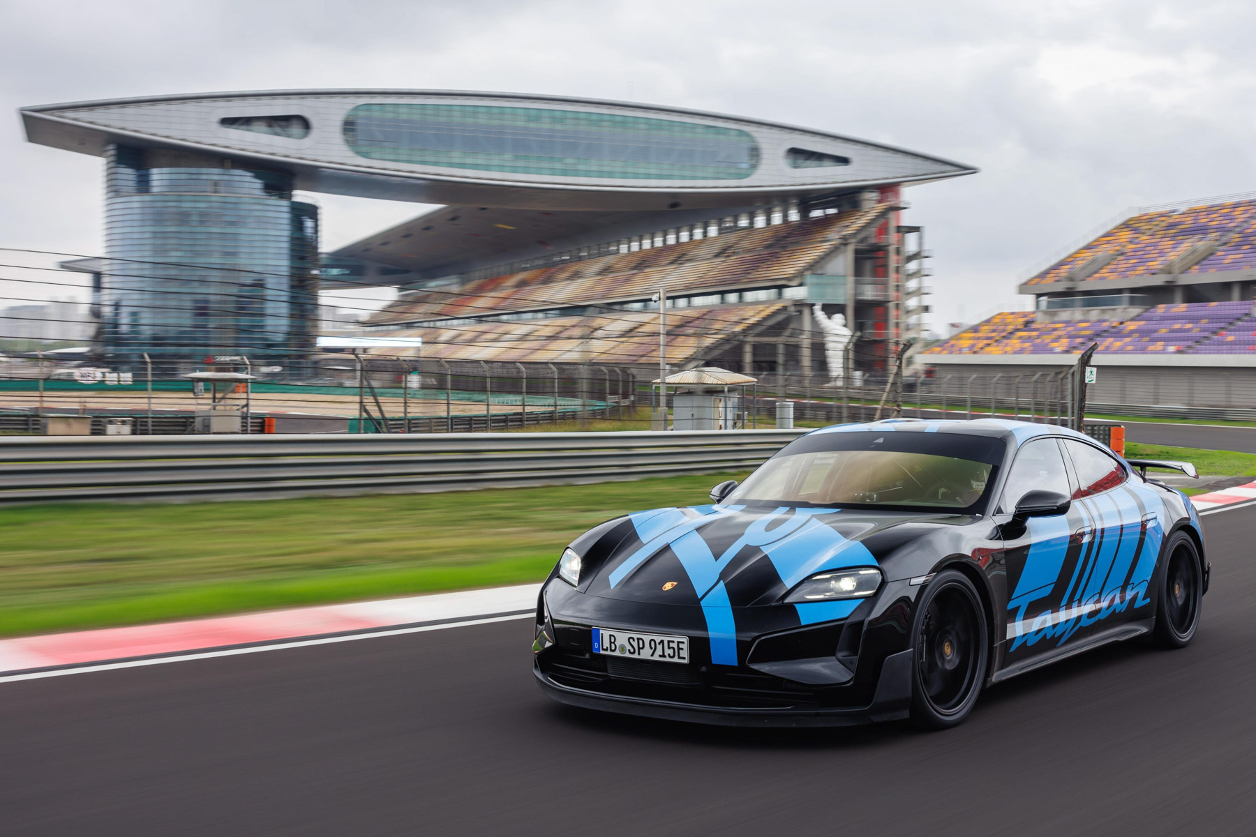 New lap record for Porsche Taycan Turbo GT in China - electrive.com