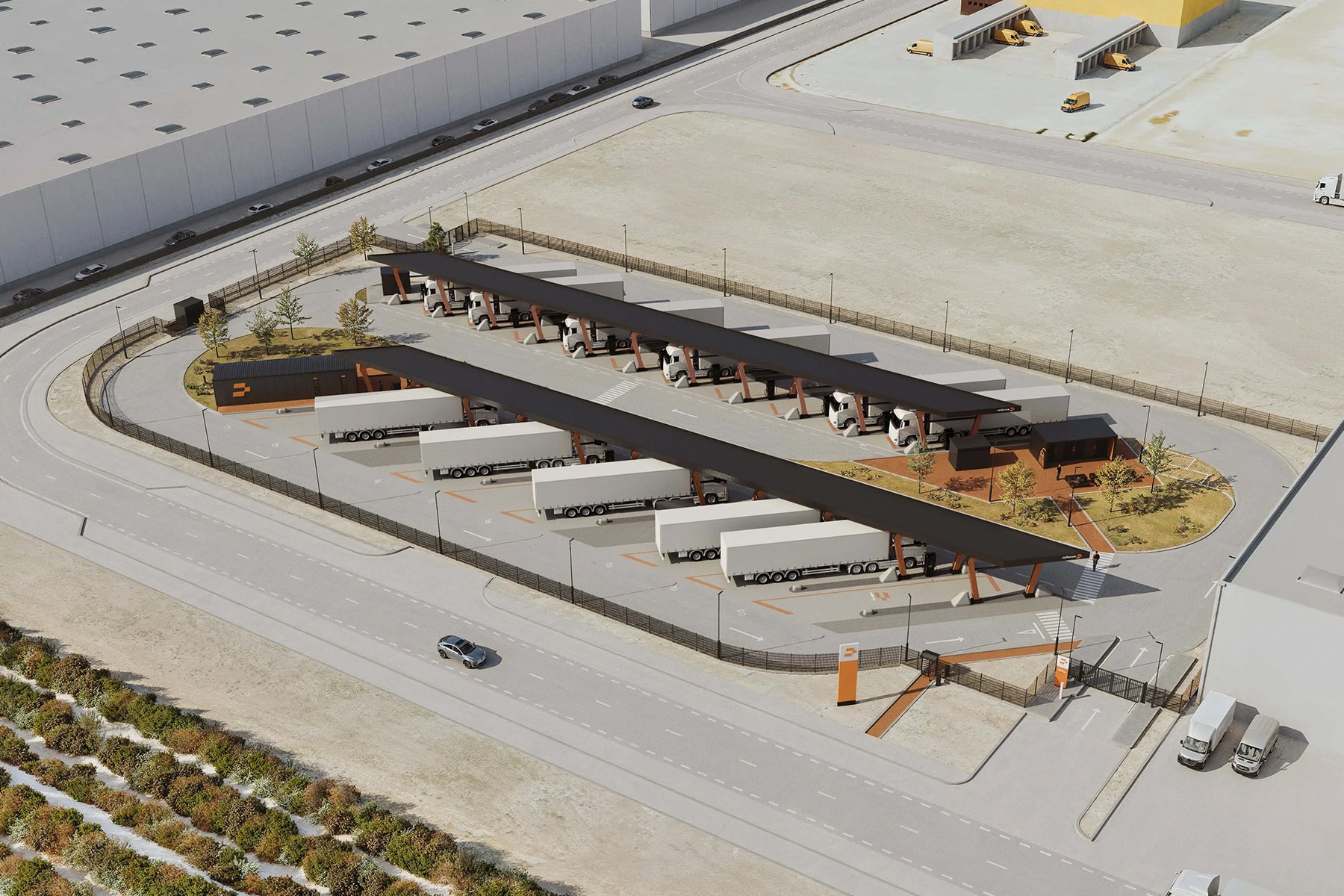 Milence builds charging hub for electric trucks in Zaragoza, Spain ...