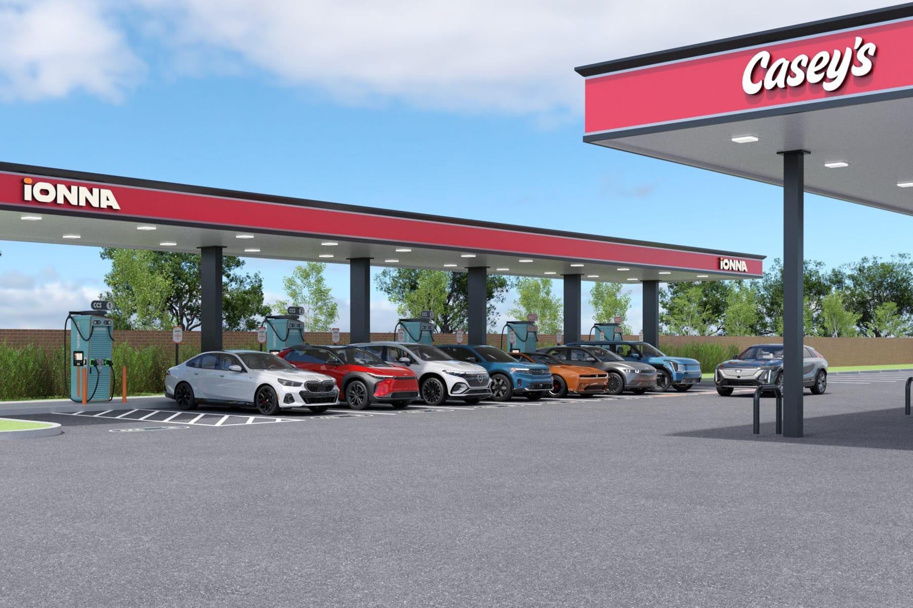 Ionna installs US fast chargers at Casey's stores - electrive.com
