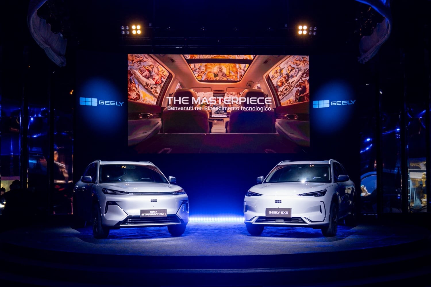 Geely debuts electric SUV EX5 in Italy - electrive.com