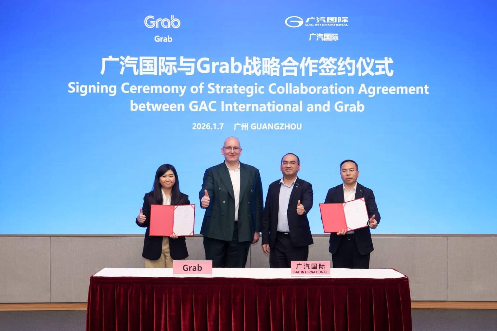 Grab incorporará 20.000 vehículos eléctricos GAC a su flota de ...