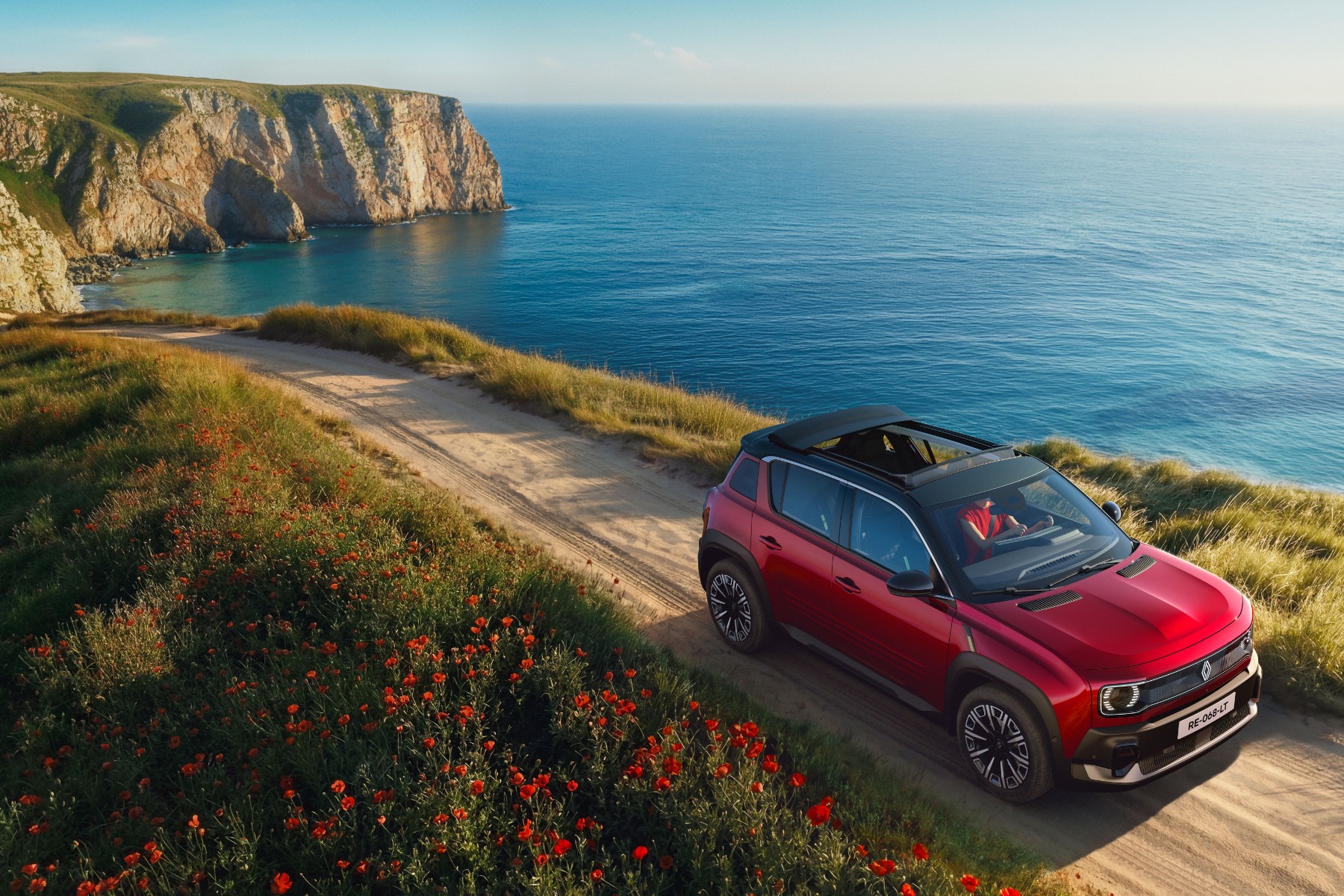 The Renault 4 is now also available with an electric canvas roof ...